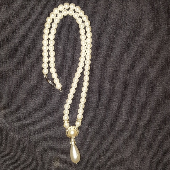 Vintage America | Jewelry | Vintage Pearl Drop Opera Necklace | Poshmark